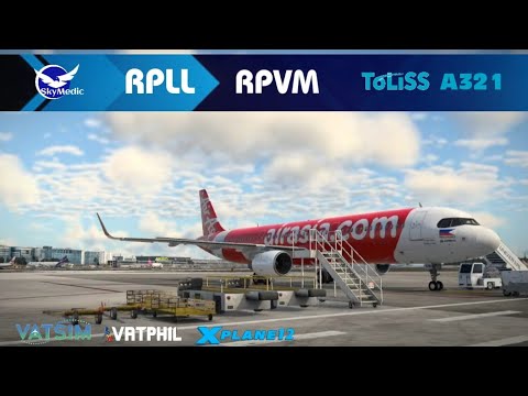 X-Plane 12 Beta 8 || RPLL-RPVM || Toliss A321 || October 26, 2022 - YouTube