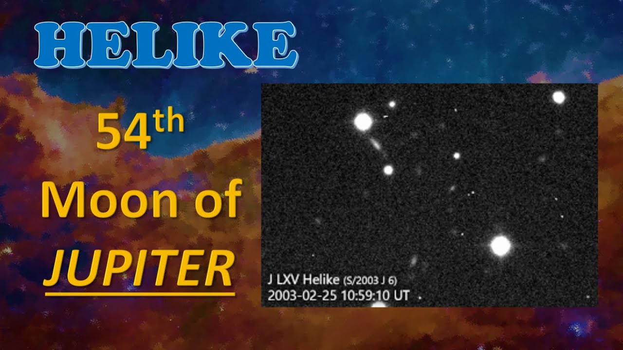 Discovering Helike: Jupiter's Mysterious Moon - YouTube