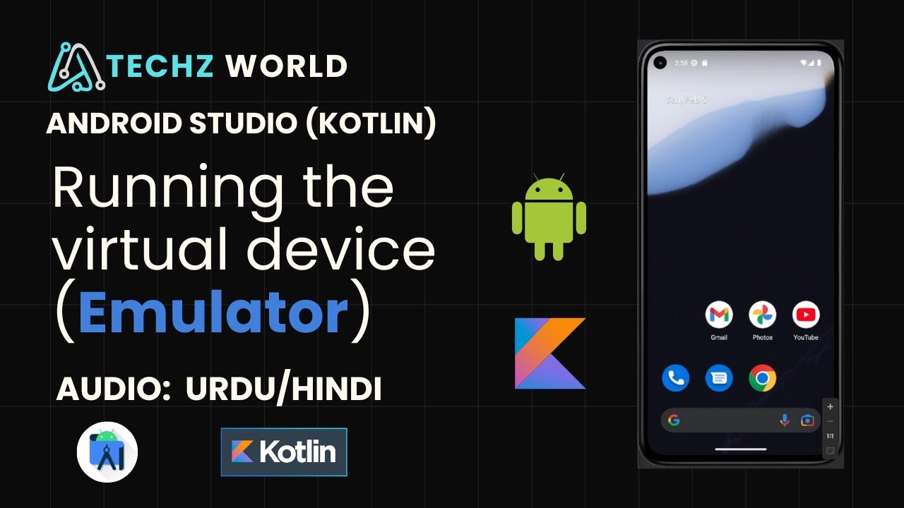 Virtual device in Android Studio(Urdu/Hindi) | Android Studio Tutorials ...