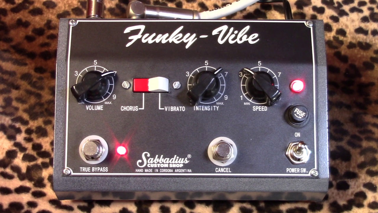 Sabbadius FUNKY VIBE demoed with Analogman Sunface & Prince of Tone ...