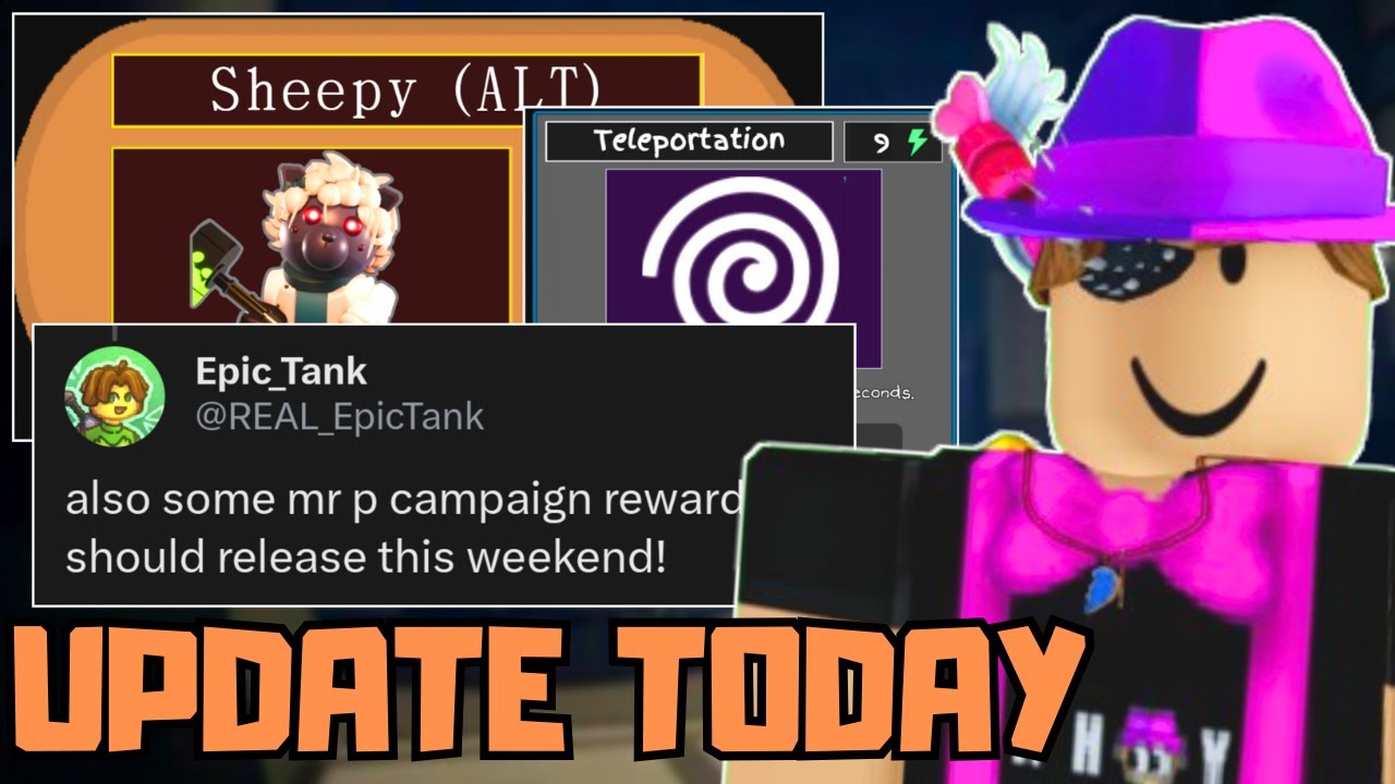 NEW PIGGY UPDATE TODAY.. + NEW SKIN AND PORTAL ABILITY | Huge Piggy ...