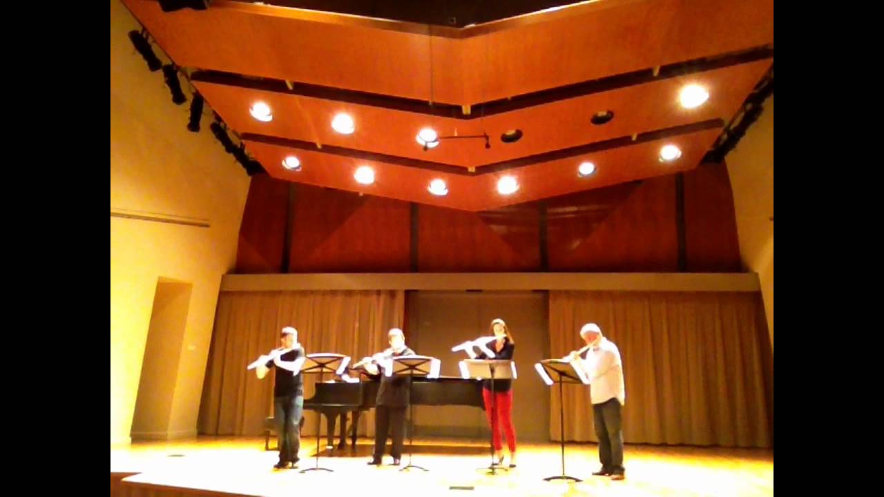 Badinerie For Flute Quartet (arr. Jim Walker) - YouTube