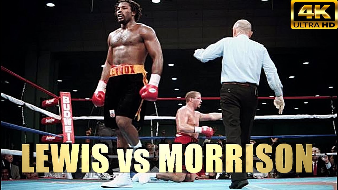 Lennox Lewis vs Tommy Morrison | KNOCKOUT Highlights Boxing Fight | 4K ...
