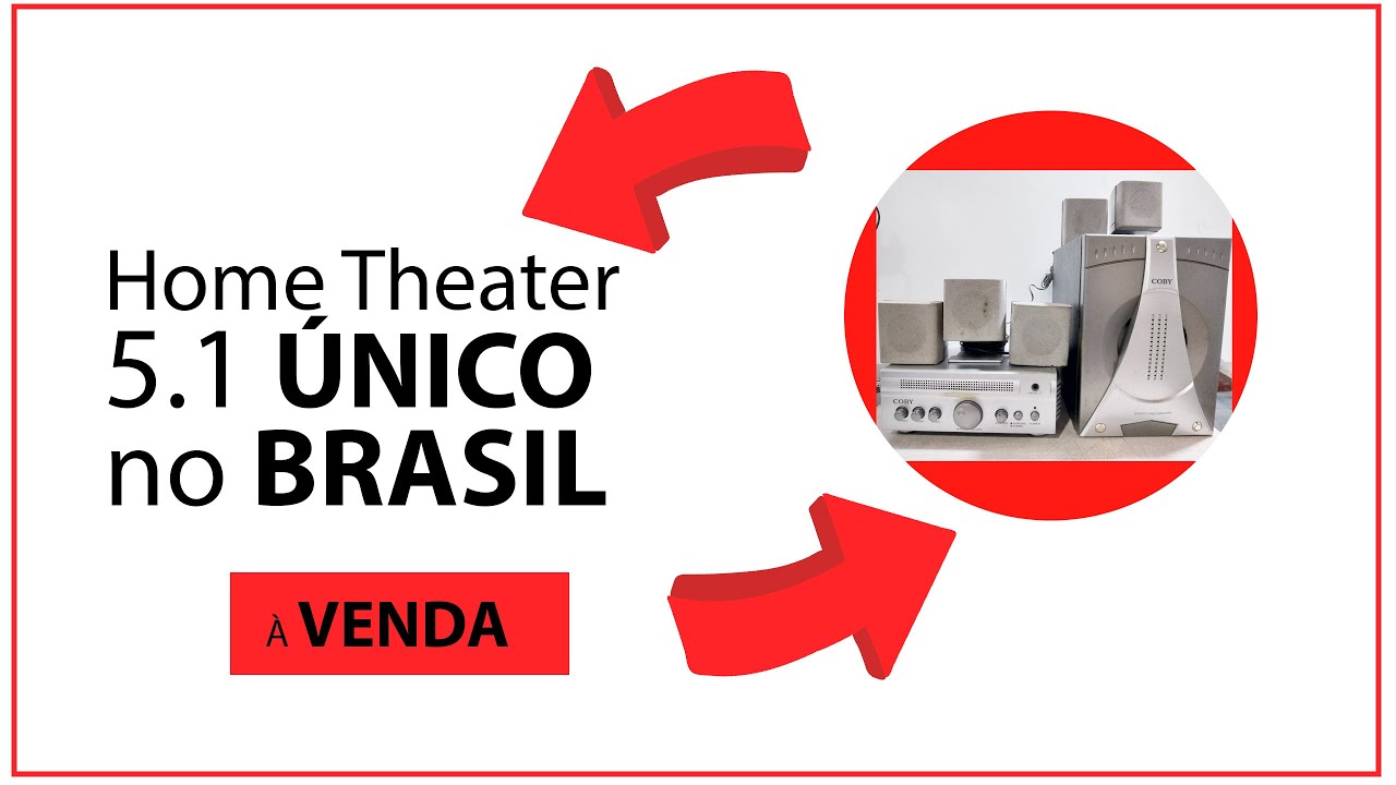 Home Theater Coby 5.1 com Subwoofer - YouTube