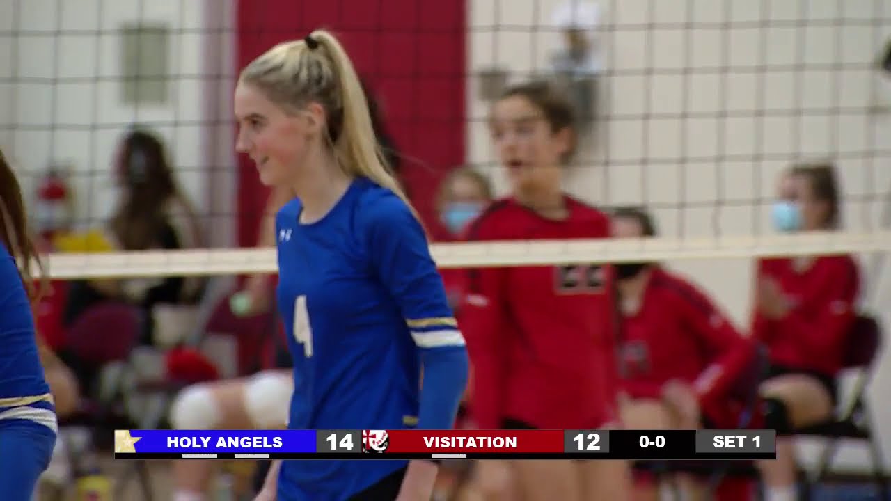 2020 - Academy of Holy Angels v. Visitation: Volleyball Match - YouTube