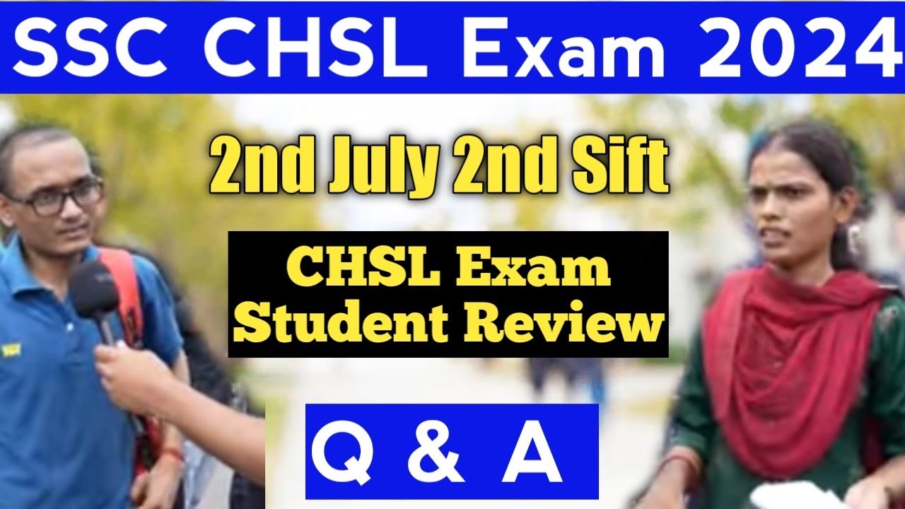 SSC CHSL Exam Today Analysis Video || 2nd July 2nd Sift CHSL Exam ...