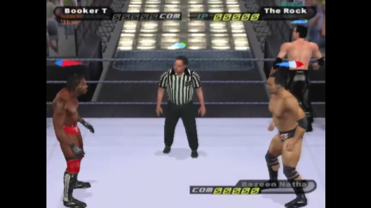 WWE Smackdown! Shut Your Mouth PS2 2002 Booker T WCW Vs The Rock WWF at ...