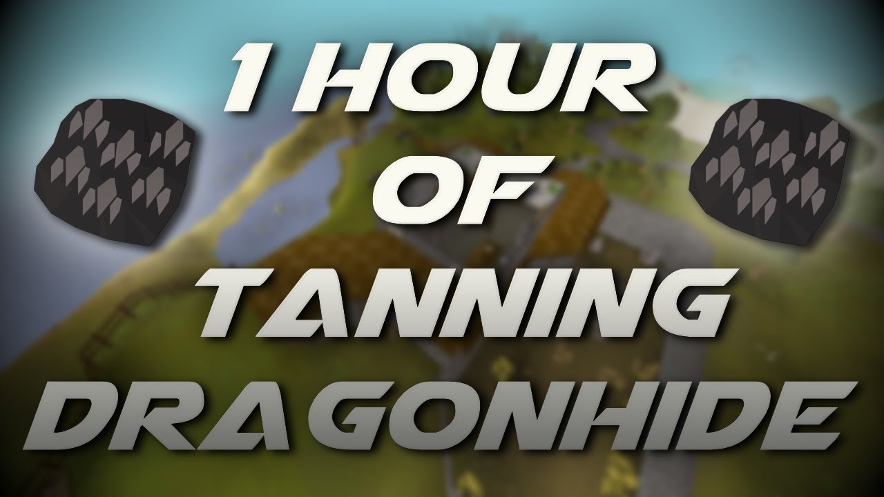 Tanning Dragonhide | Testing OSRS Wiki Money Making Guides - YouTube