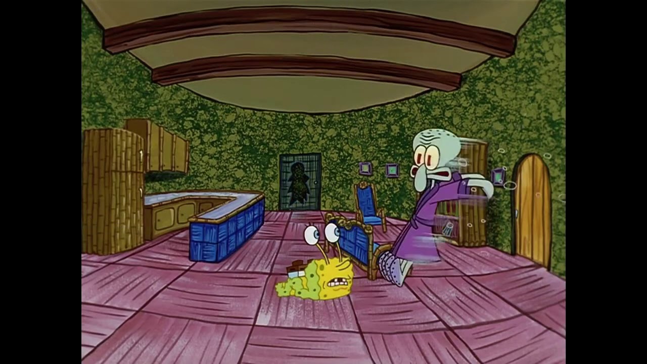 Squidward Running from SpongeBob Snailpants for 10 Hours - YouTube