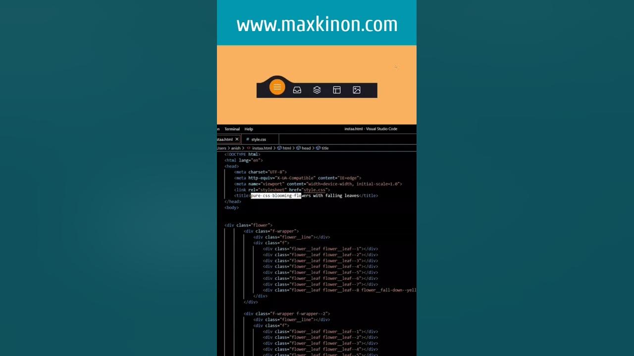Mobile Nav Bar Css With Animation Cssdeveloper Css Htmlcss Csscode 2785