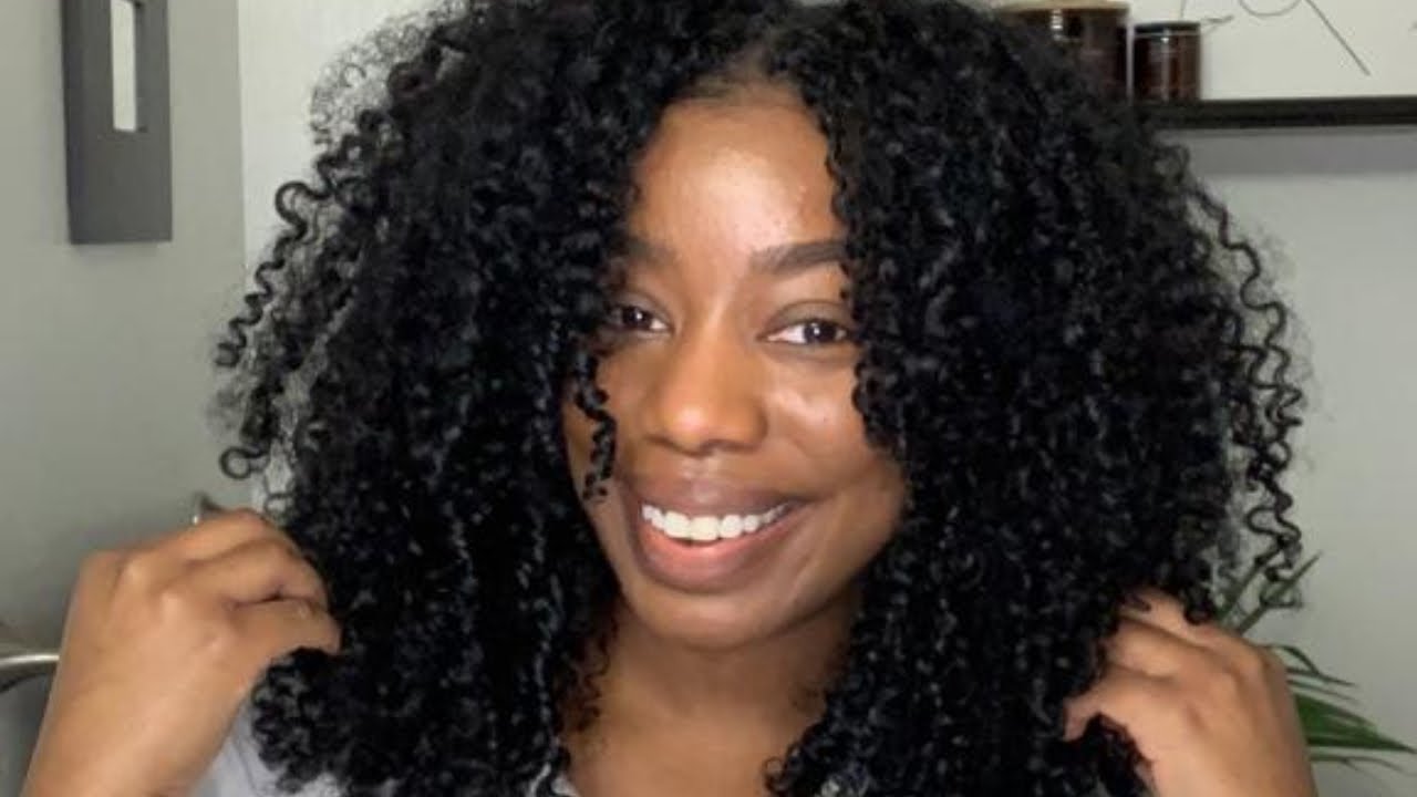 My Natural Curly Hair Routine! - YouTube