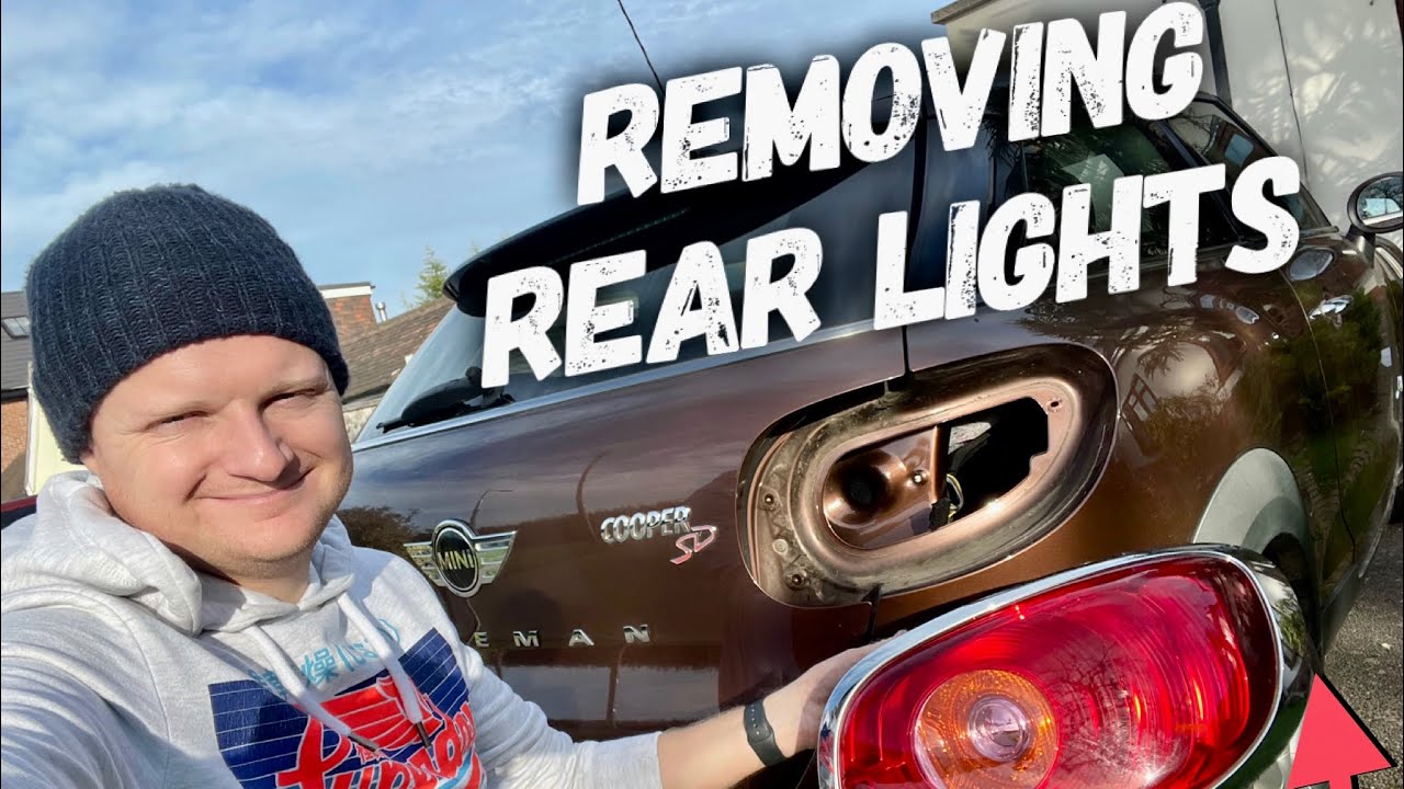 Mini Paceman R61 How to remove the rear tail light - YouTube