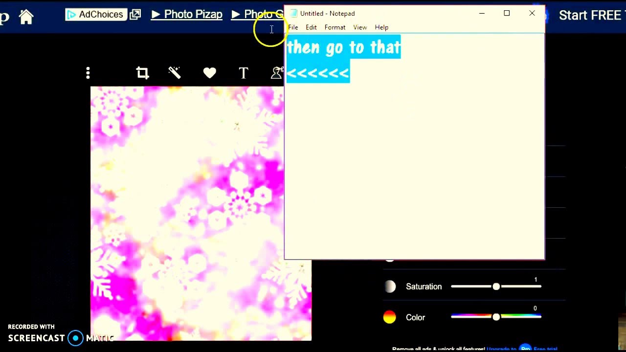 HOW TO MAKE A EDIT (pizap) - YouTube