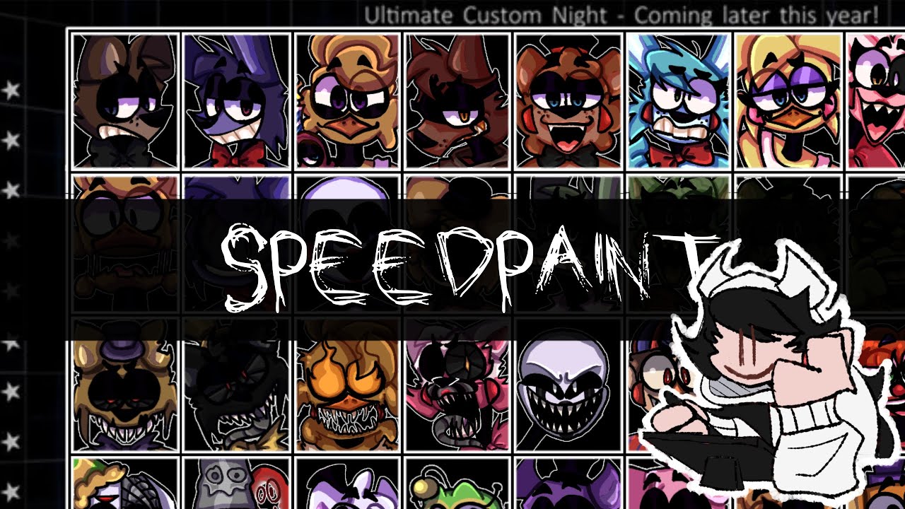 Ultimate Custom Night SPEEDPAINT [FnaF] - YouTube