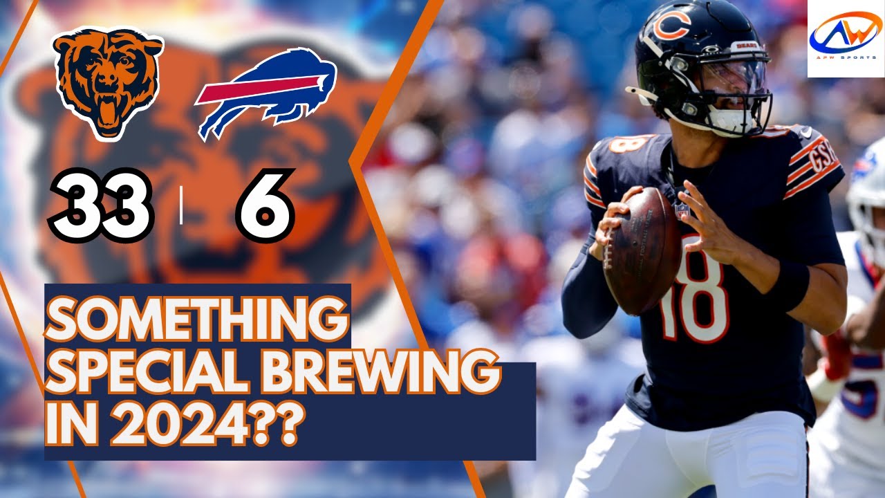 Caleb Williams Impressive In Debut!! || Bears vs Bills Preseason Week 2 ...