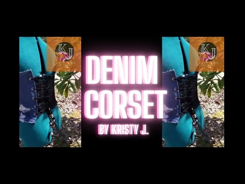 Denim Corset | Kristy J.
