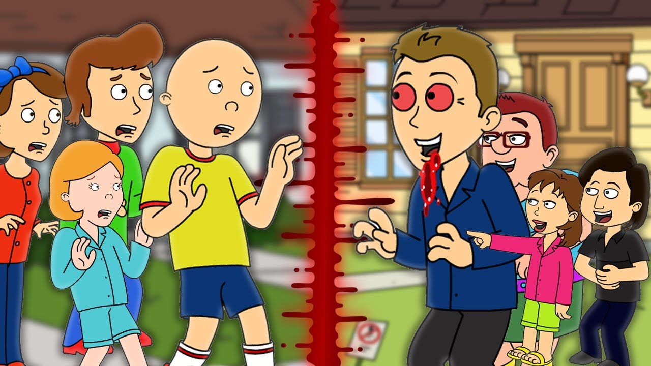 Caillou's WEIRD Neighbors! - YouTube