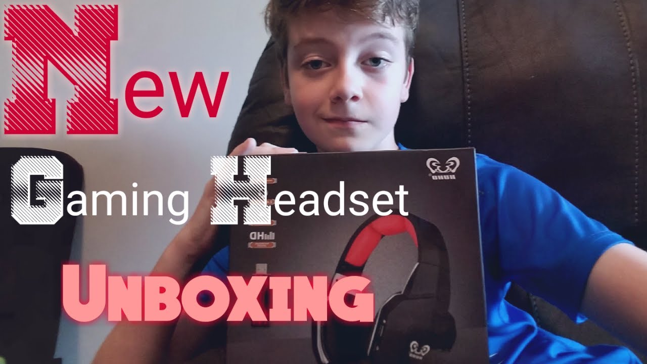 New Gaming Headset Unboxing - YouTube