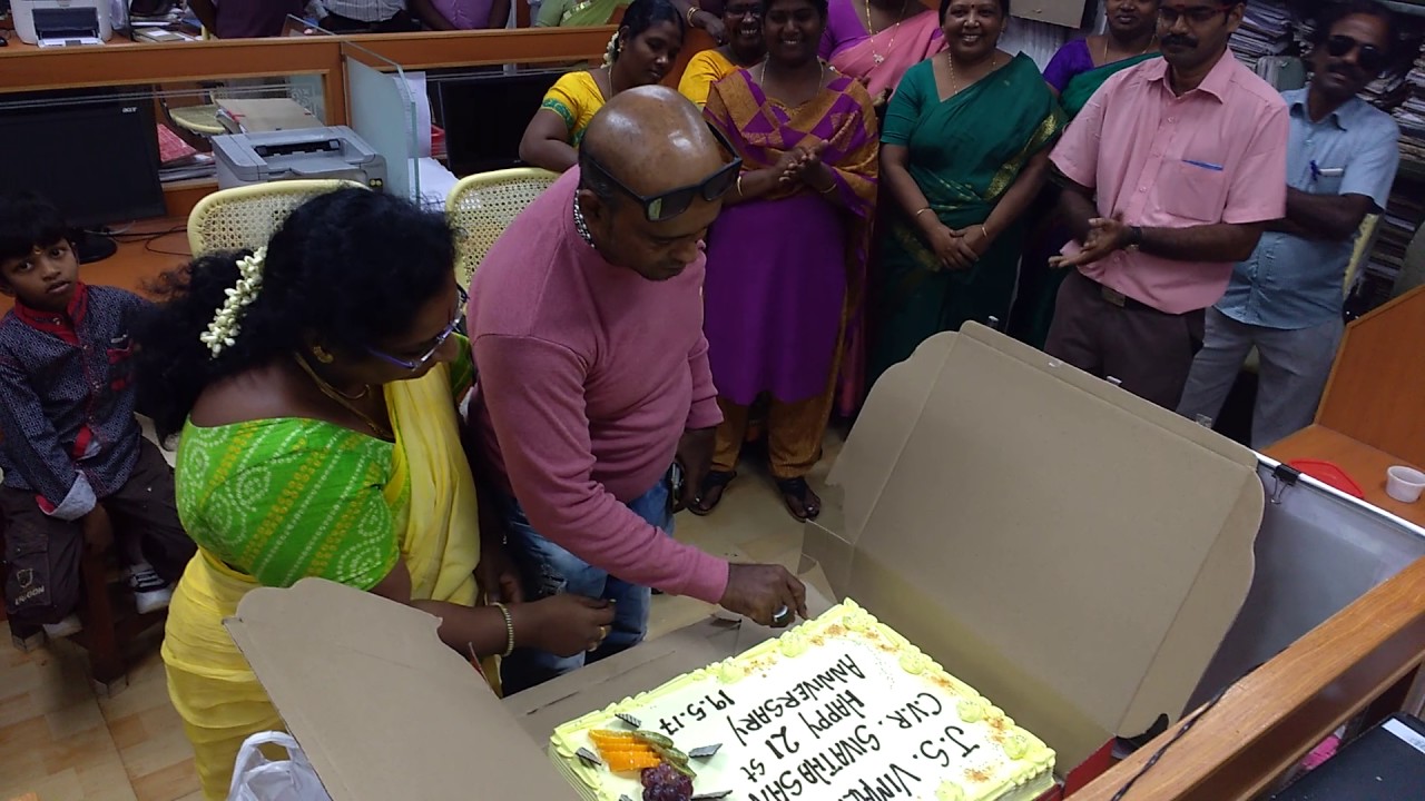 Happy 21st wedding anniversary.Mrs.Vimala - YouTube