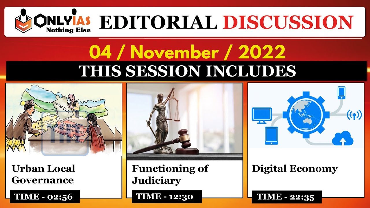 04 November 2022, Editorial And Newspaper Analysis, Judgment Writing ...