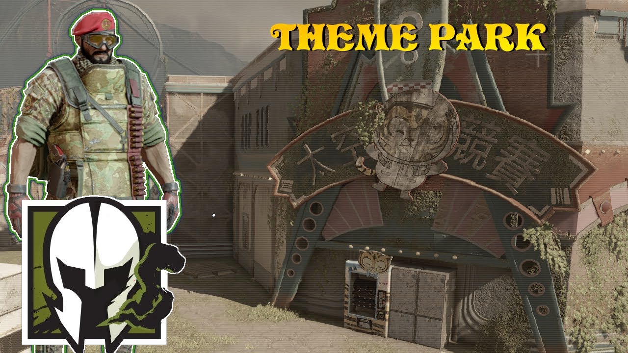 Best Maestro Spots on Theme Park [Rainbow Six Siege] - YouTube