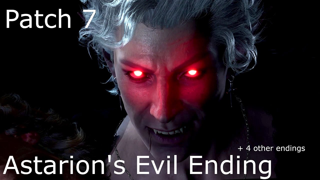 Patch 7 new Evil Ending Astarion + 4 regular endings | Baldur's Gate 3 ...