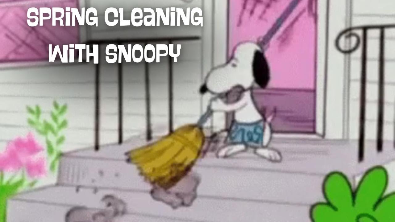 Snoopy's Spring Cleaning Jazz: Tidy Tunes 🧹🎶 | Cool & Warm Ambiance ...