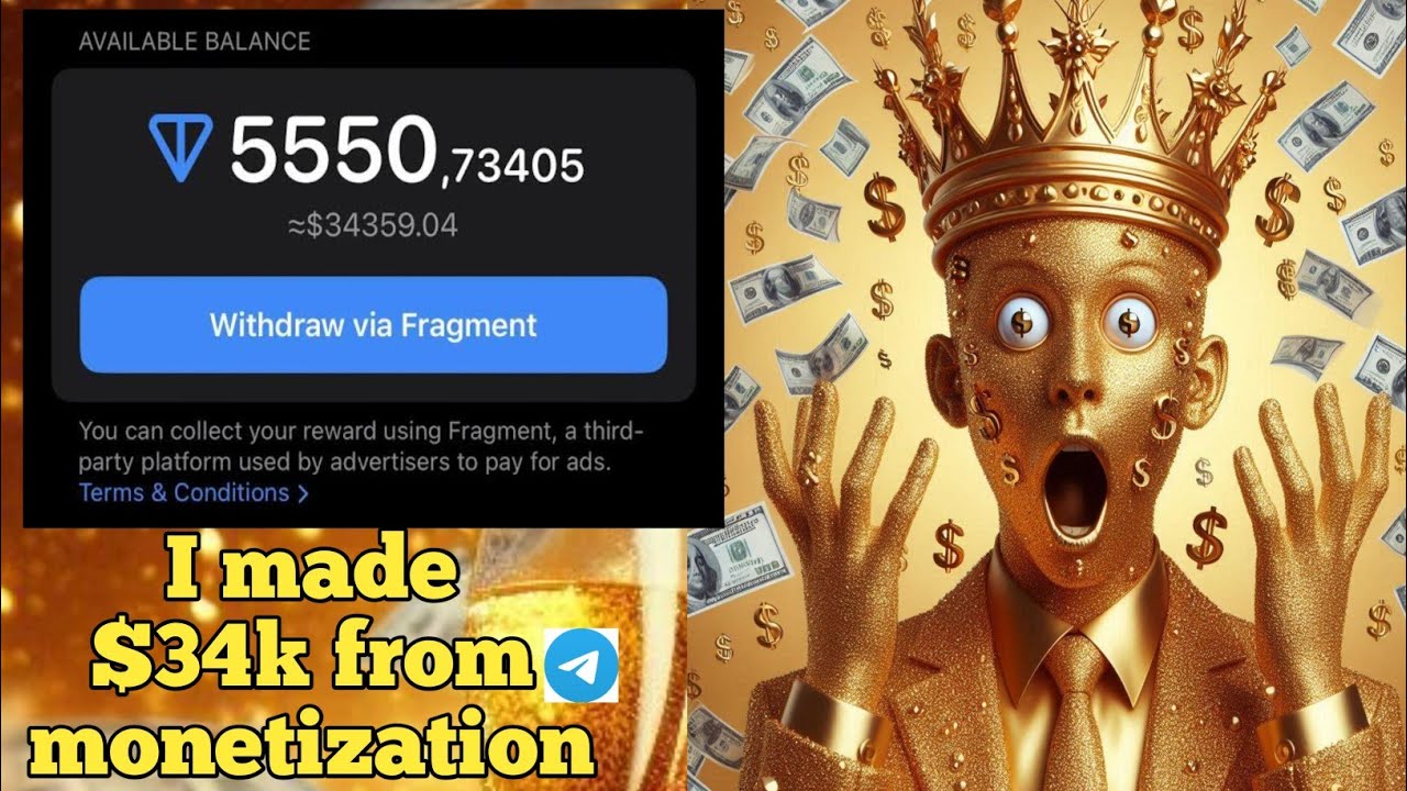 I made $34k |how to monetize telegram channel in 2024|telegram channel ...