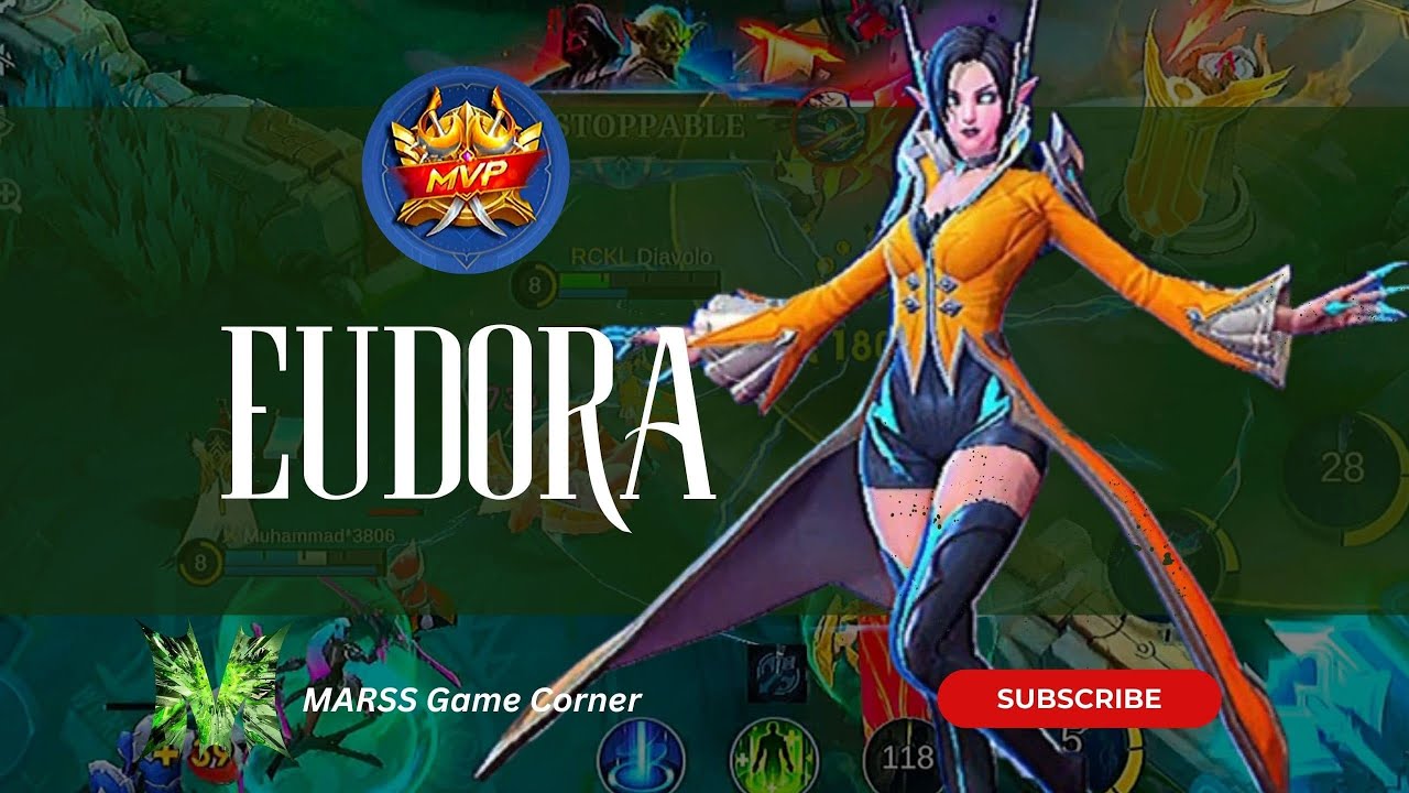 UNSTOPPABLE!!! EUDORA CRAZY DAMAGE | BUILD & EMBLEM | MOBILE LEGENDS ...