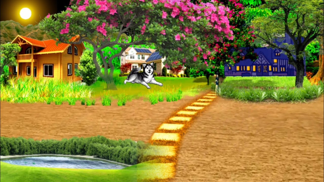 Village background video effect|Beautiful village background|Village ...