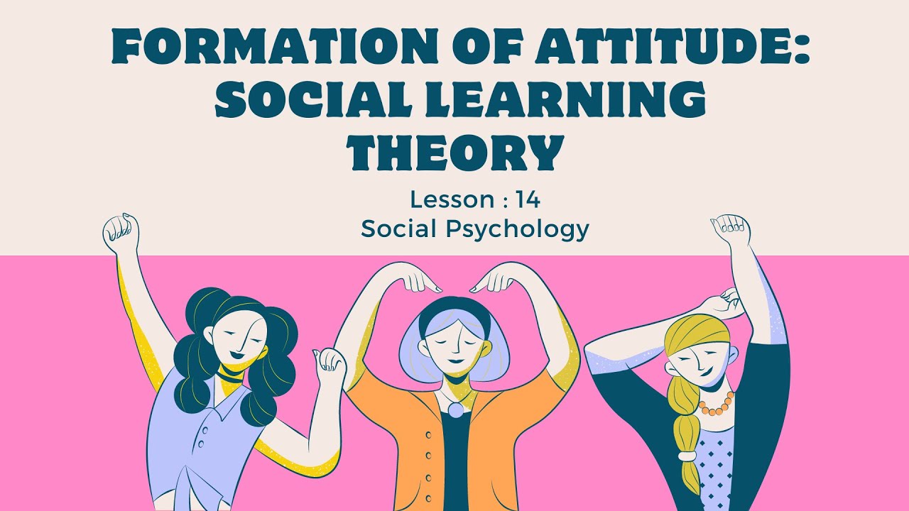 Lesson:14 Formation of Attitudes : Social Learning Theory, Social ...