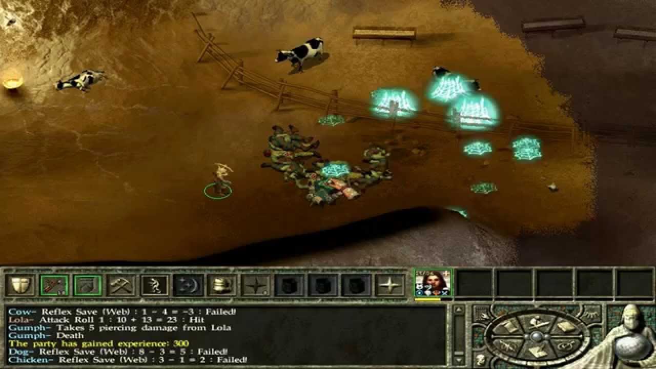 Icewind Dale 2 solo walkthrough part 14: Fortress' caves (2) - YouTube