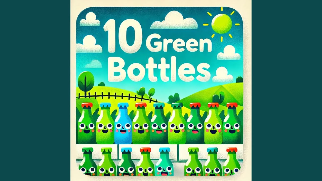 Ten Green Bottles Standing On The Wall - YouTube