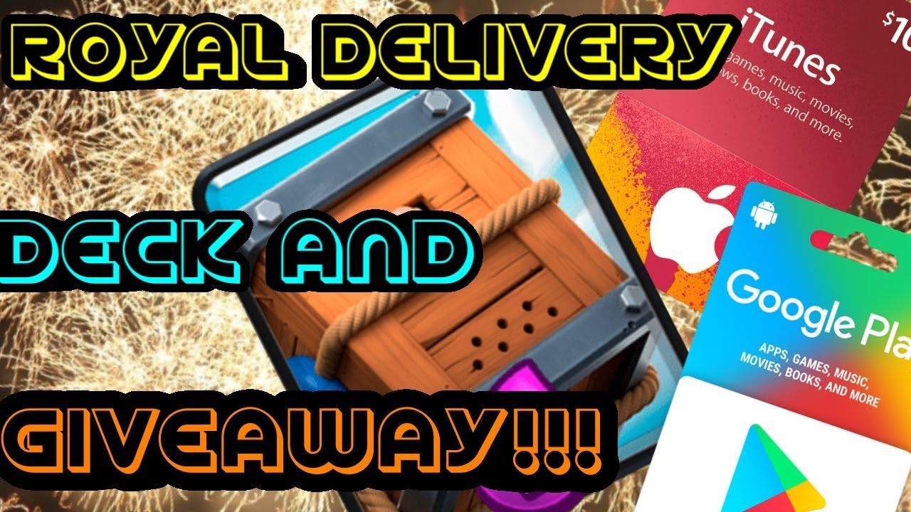 Royal Delivery Deck And First Giveaway!!! - YouTube