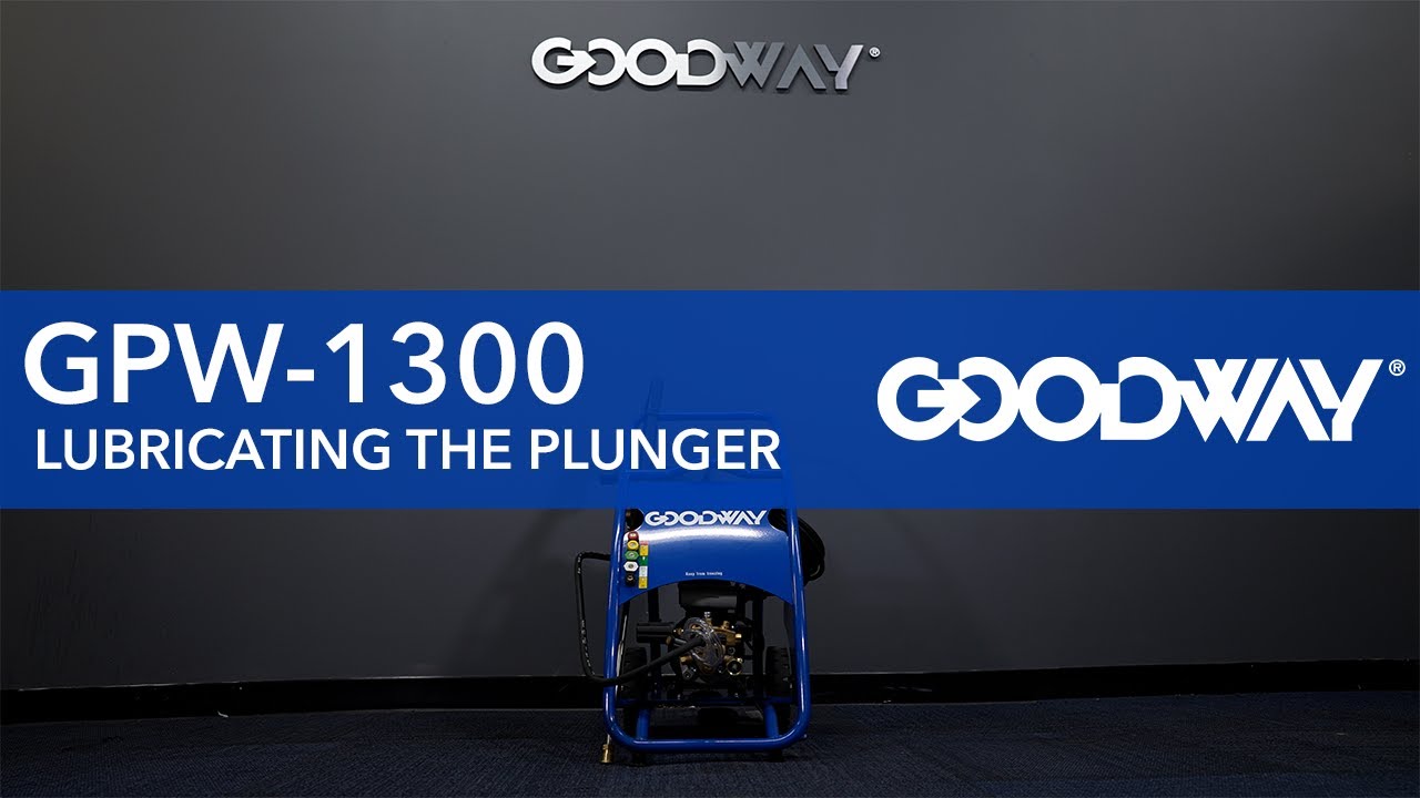 Support Video: Goodway GPW-1300 - Lubricating The Plunger - YouTube