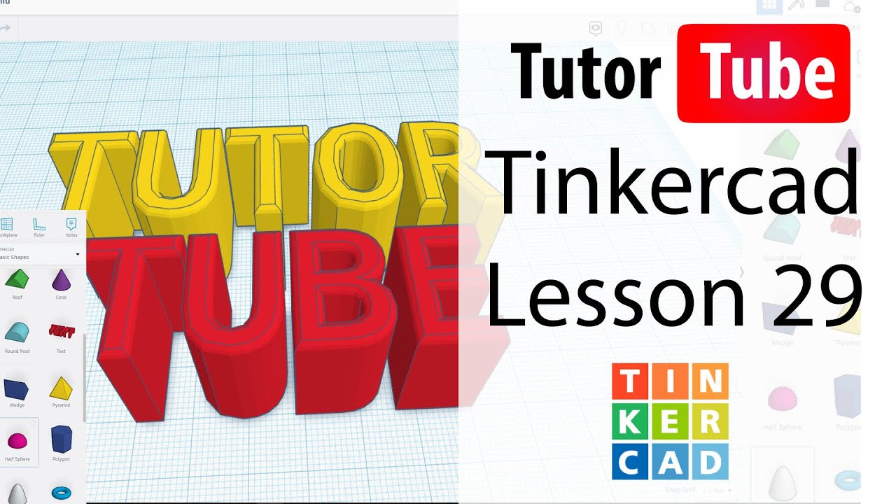 Tinkercad Tutorial - Lesson 29 - Copy and Paste - YouTube