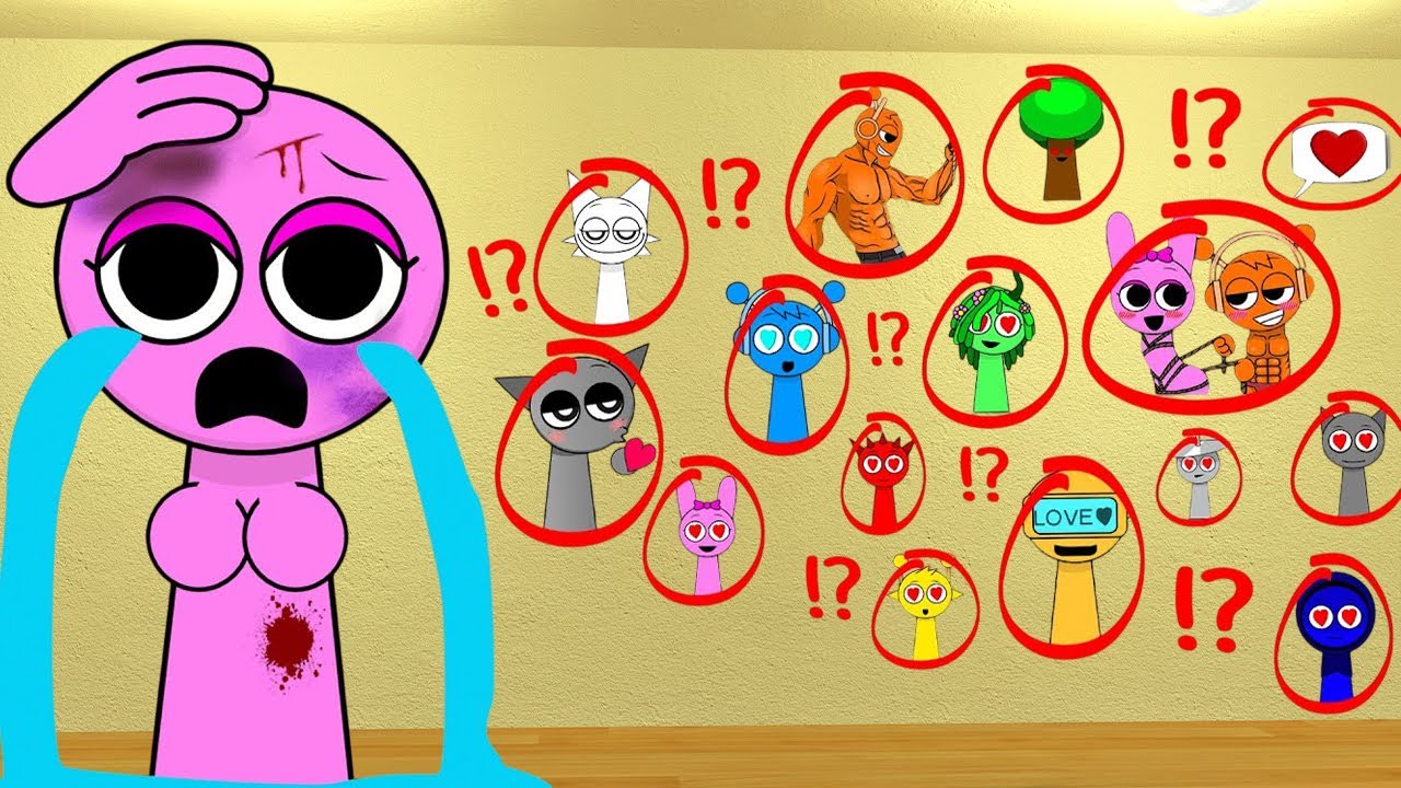 Crying Pinki wants me to bring All Babies Sprunki Families - Garry’s ...