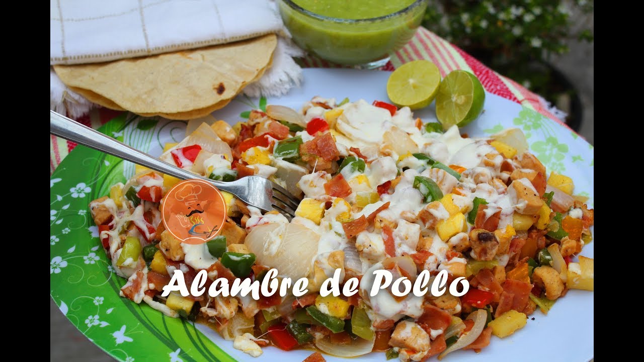 Alambre de Pollo muy Fácil y Rápido - YouTube