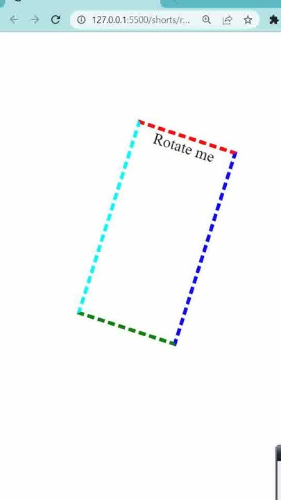 CSS Advance 2D, transform: rotate() | how to rotate a container and ...