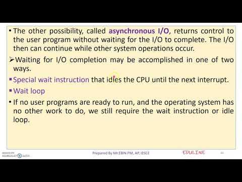 MODULE 1 - TOPIC 7 - I/O INTERRUPTS - YouTube