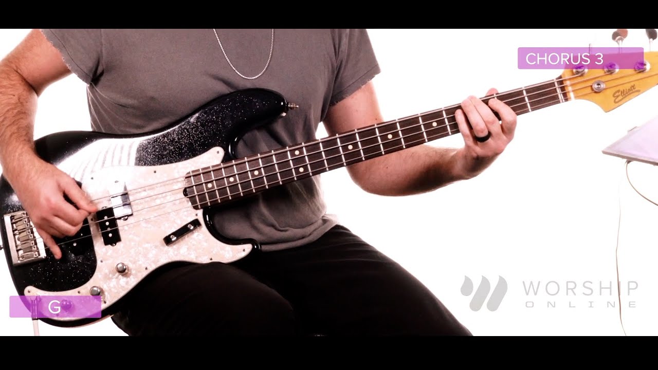 The Blood - Bethel Music, David Funk - Bass Guitar Tutorial - YouTube