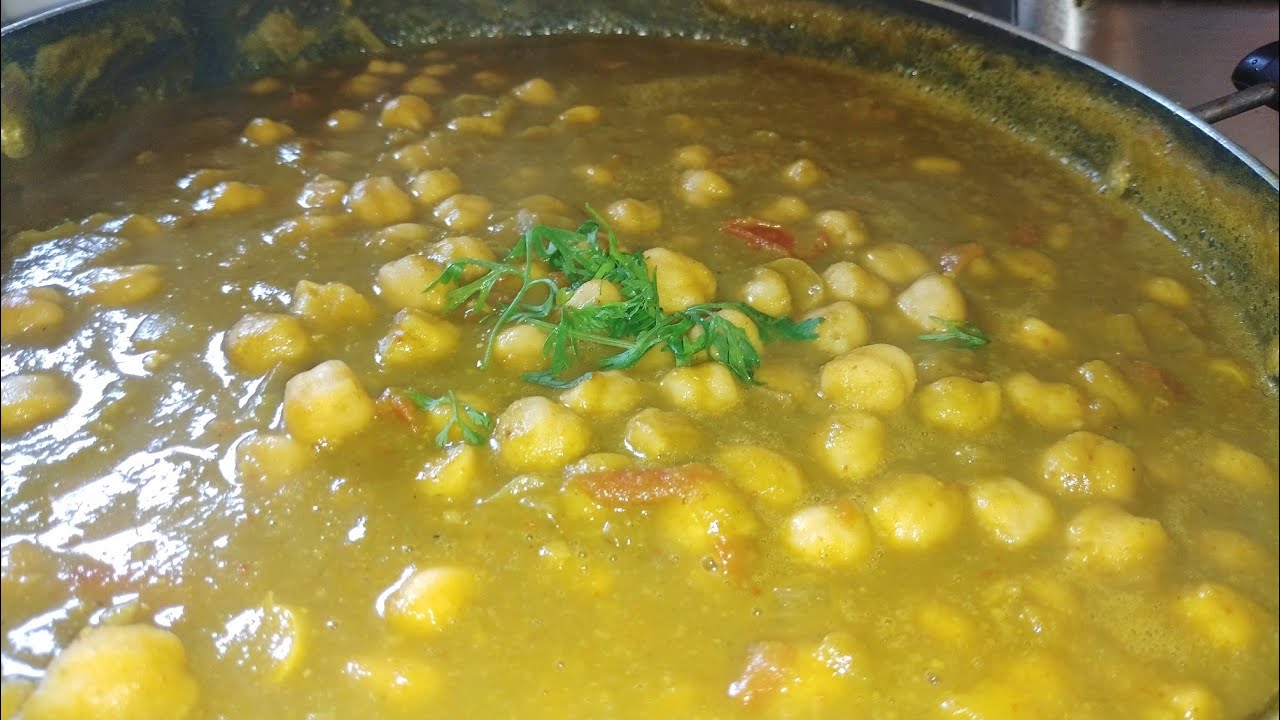Chole green masala recipe|| goan style - YouTube