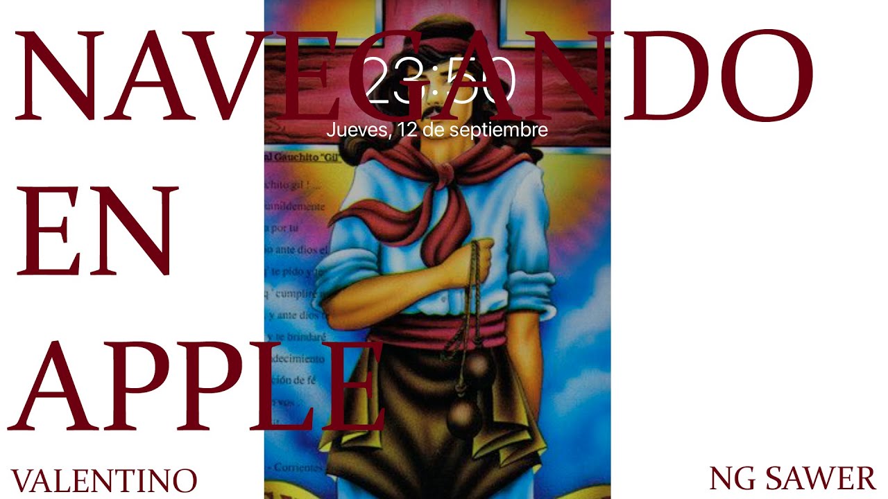 Valentino, Ng sawer, NAVEGANDO EN APPLE - YouTube