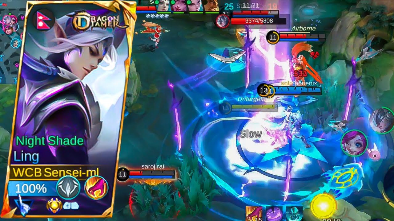 LING FASTHAND PERFECT GAMEPLAY AND ROTATION FOR RANKING UP !! | LING ...