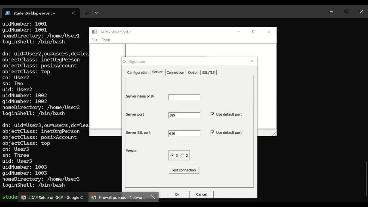LDAP Part One Set up LDAP Server Verify OpenLDAP with LDAPExplorer Debian - YouTube