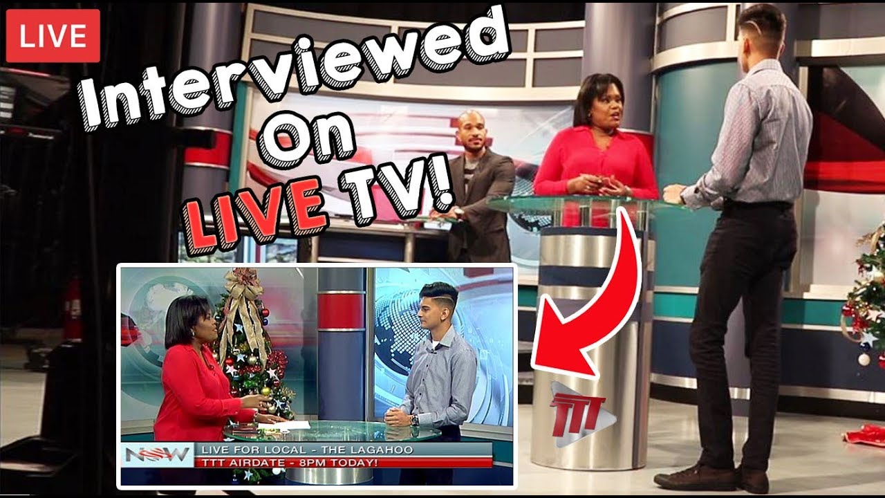 I Was Interviewed On LIVE TV! (Vlog) | TTT Now Morning Show - YouTube