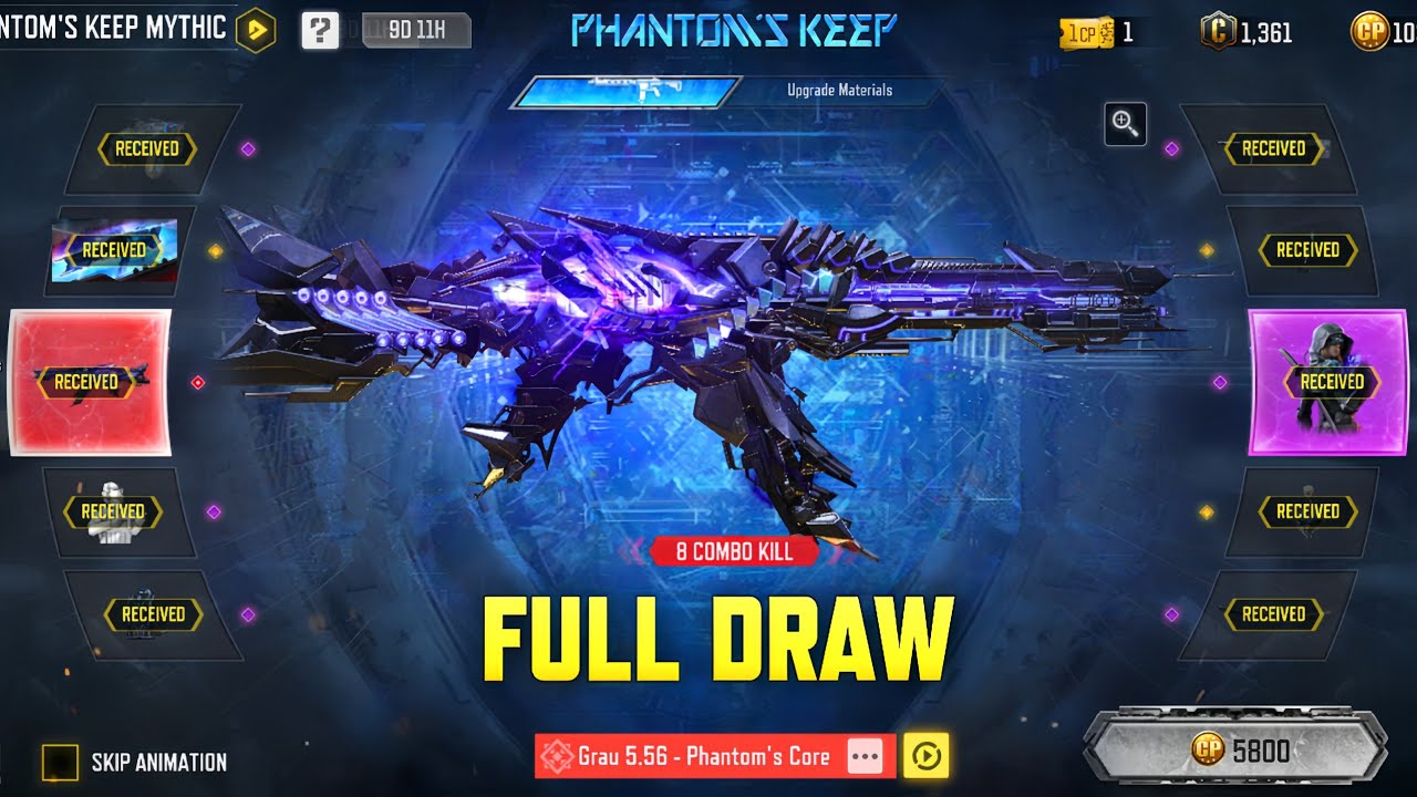 *NEW* Mythic Grau Full Draw Purchase in COD Mobile! Phantom's Keep ...