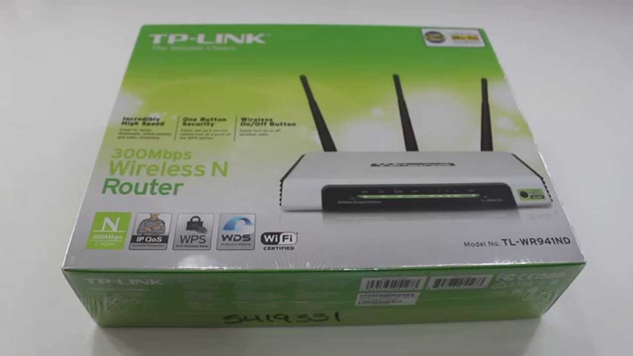 TP- Link WR941ND Unboxing - YouTube