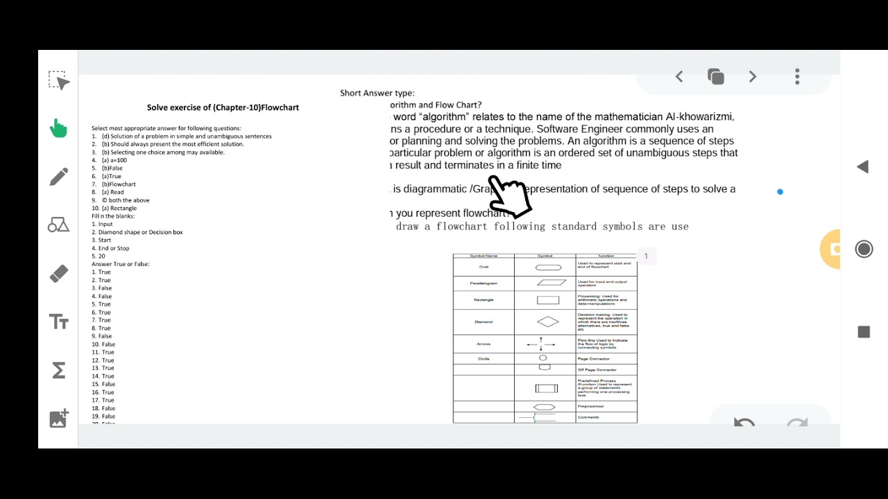 Class 9 Computer ( Ch-10 Flowchart SOLVE) PART 2 - YouTube