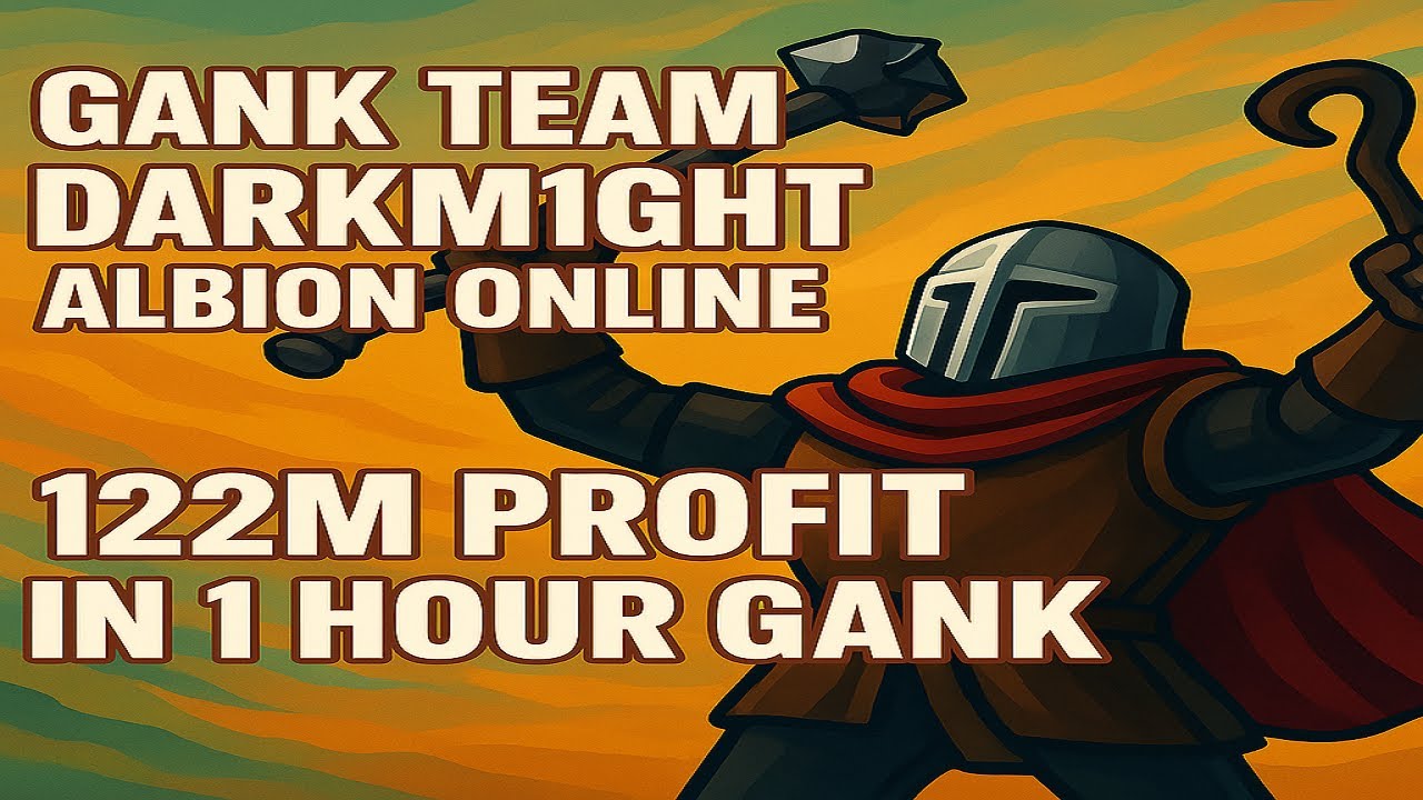 GANK TEAM | GUILD DARKM1GHT | 122M PROFIT IN 2 FOODS | 1 HOUR GANK ...